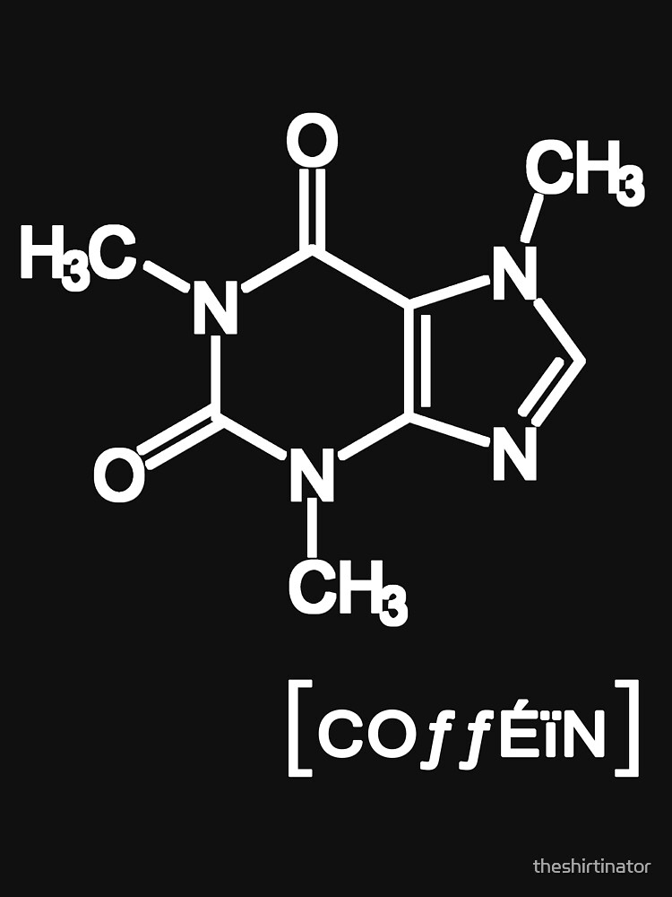 "Caffeine coffee chemical formula" T-shirt by theshirtinator | Redbubble