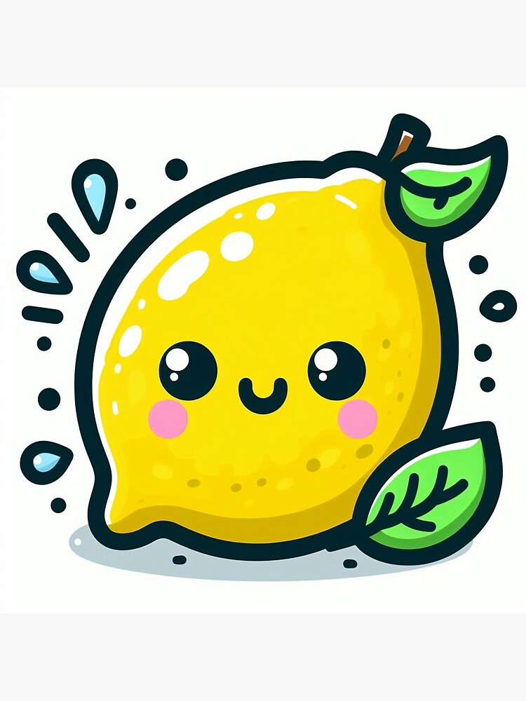 "Cute lemon" Sticker for Sale by Alibeyoglu | Redbubble
