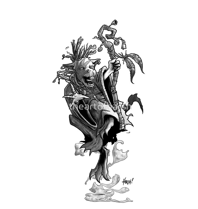 "Dancing Kobold Shaman" by theartofharsh | Redbubble