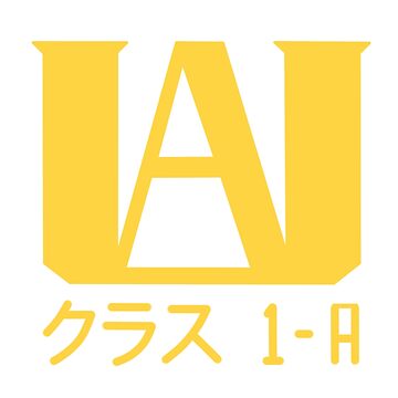 "UA Boku no hero" Sticker by HENRY PADILLA FUENTES | Redbubble