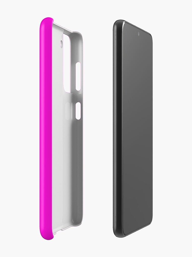"Fluorescent Neon Hot Pink" Samsung Galaxy Phone Case for Sale by ...
