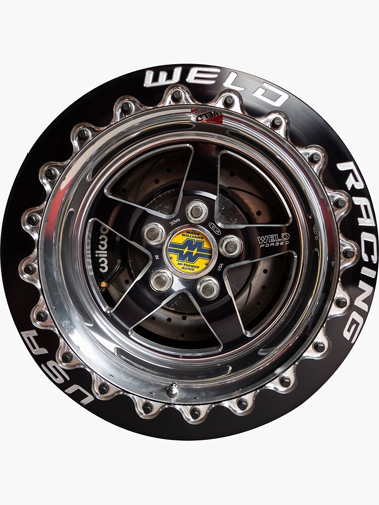 "Weld Drag Racing Wheel" Sticker for Sale by HoskingInd | Redbubble
