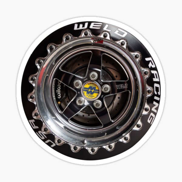"Weld Drag Racing Wheel" Sticker for Sale by HoskingInd | Redbubble