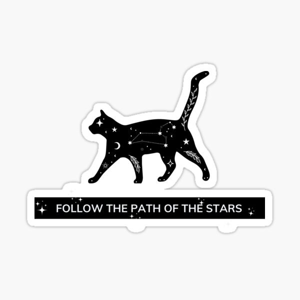 "Cosmic Cat" Sticker for Sale by Rossheiss | Redbubble
