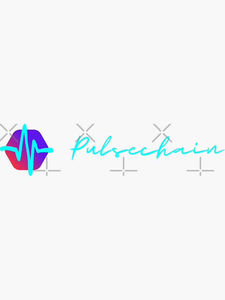 "Pulsechain Handwriting 2 - Crypto Logo" Sticker for Sale by ...
