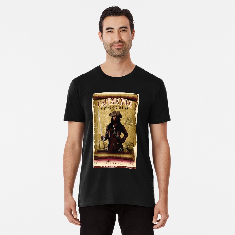 "Captain Jiwe Rum" Sticker for Sale by AngelaFV | Redbubble
