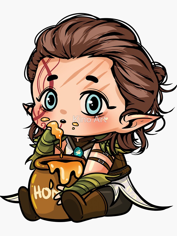 "Halsin Baldur's Gate 3" Sticker for Sale by Kino Art | Redbubble