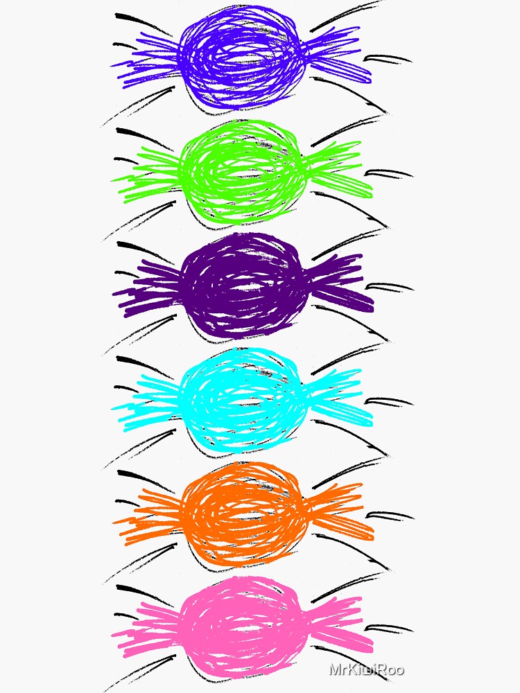 "LOLLIES" Sticker by MrKiwiRoo | Redbubble