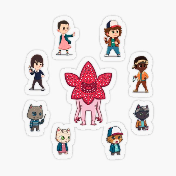 "Stranger Things Stickers Pack I" Sticker by Susto | Redbubble