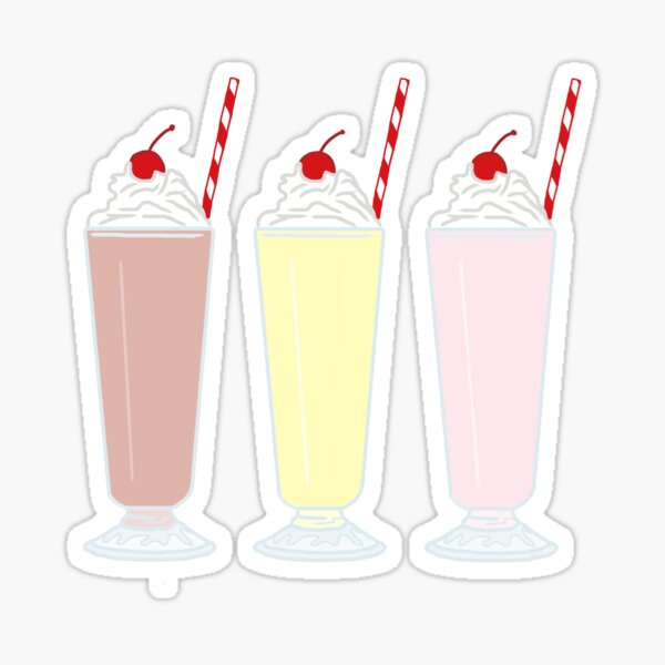 "Milkshake" Sticker by camwylam | Redbubble