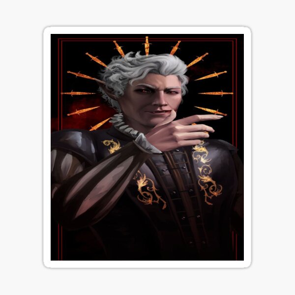"Baldurs Gate 3 Astarion" Sticker for Sale by florenceboo | Redbubble