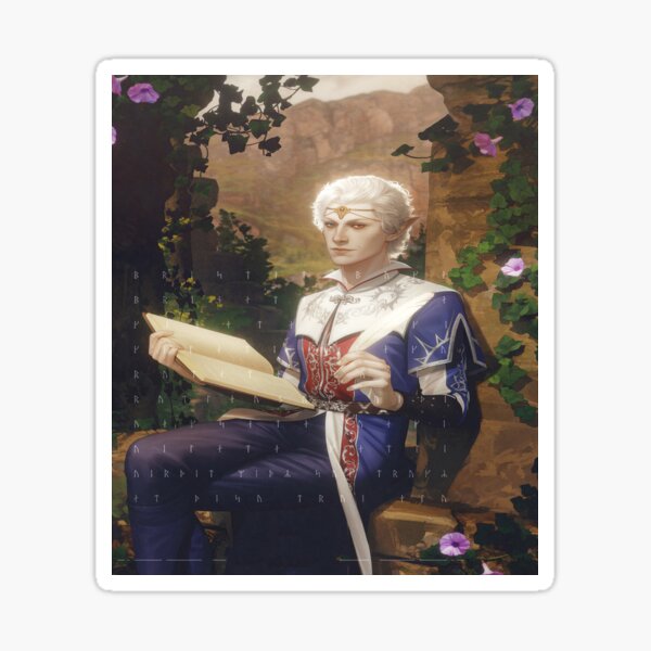 "Baldurs Gate 3 Astarion" Sticker for Sale by florenceboo | Redbubble