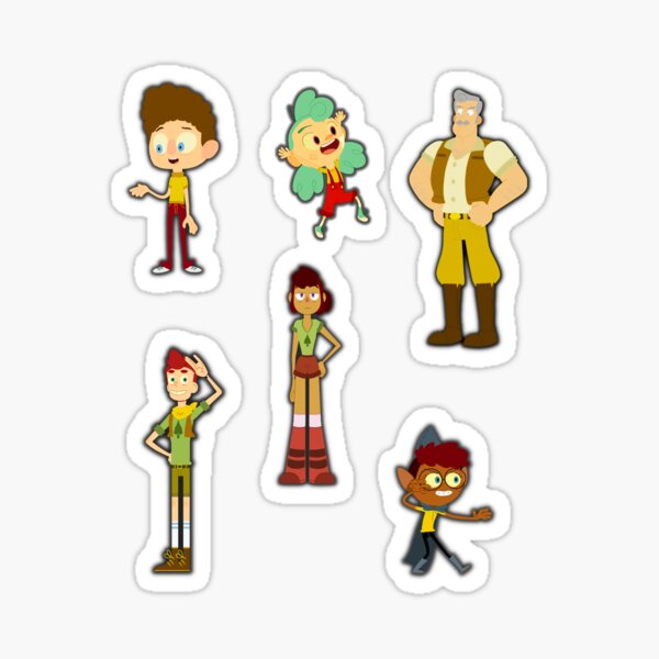 "Camp Camp Characters" Sticker for Sale by printsbymiles | Redbubble