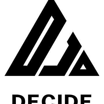 "djo merch decide logo" Sticker for Sale by laurajane-somet | Redbubble