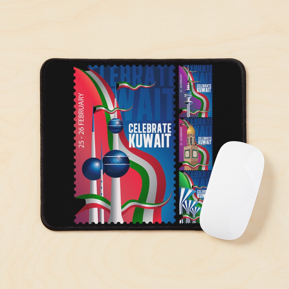 "Celebrate Kuwait Landmarks And National Flag By Craitza" Magnet for ...