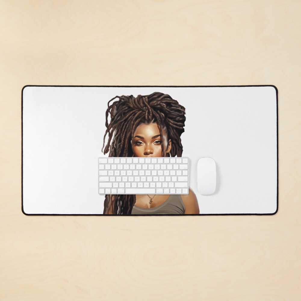 "Women with Locs Dreadlocks Rasta Style" Sticker for Sale by ...