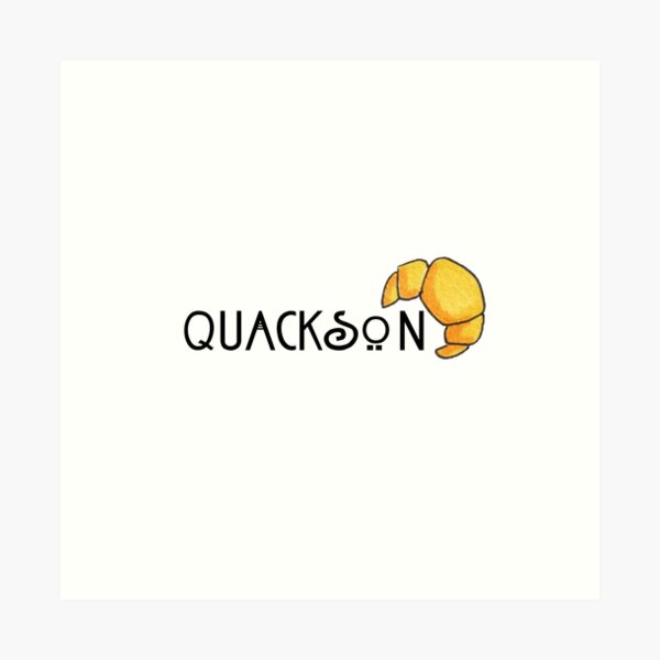 "quackson" Art Print for Sale by amyartx | Redbubble