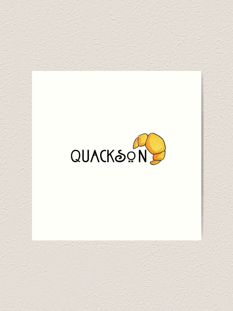 "quackson" Art Print for Sale by amyartx | Redbubble