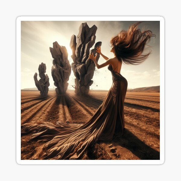 "Earth Witch 8 : Calling the Stone" Sticker for Sale by Z0Ne | Redbubble