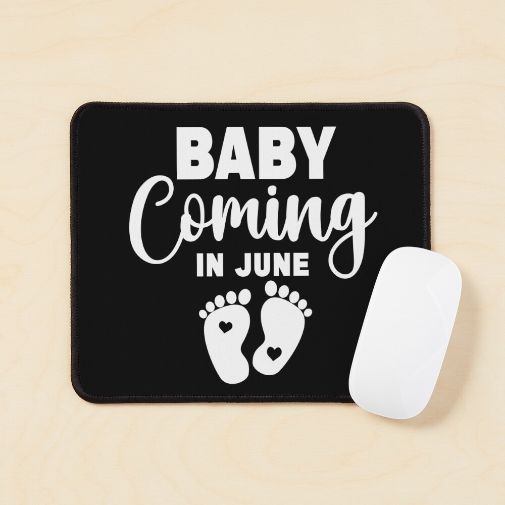 "New Baby Coming in June Soon-to-Be Mom Pregnancy Announcement New ...