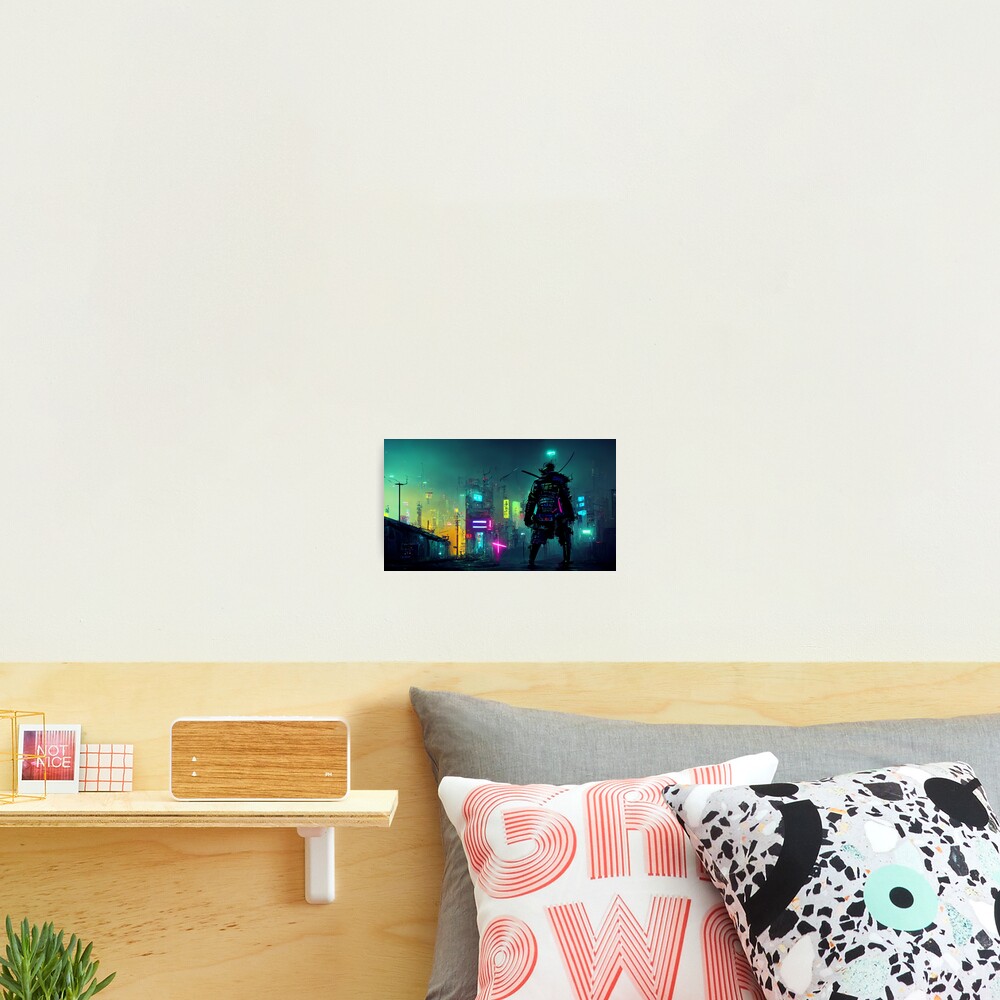 "Cyberpunk Samurai Seige" Poster for Sale by willmmcintosh | Redbubble