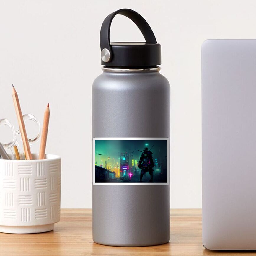 "Cyberpunk Samurai Seige" Poster for Sale by willmmcintosh | Redbubble