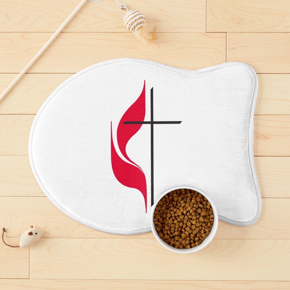 "United Methodist Church Cross and Flame Logo" Photographic Print for ...
