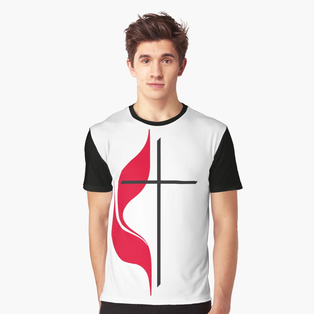 "United Methodist Church Cross and Flame Logo" Poster for Sale by ...