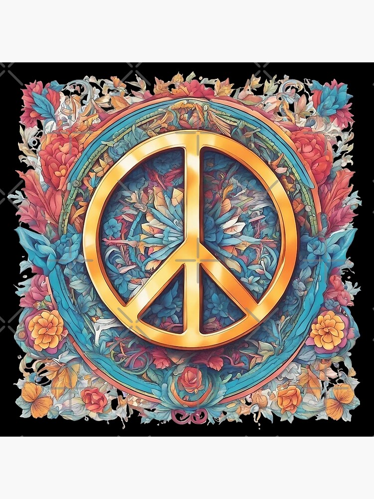 "Peace, symbol of pacifism, Peace sign" Poster for Sale by etnia ...