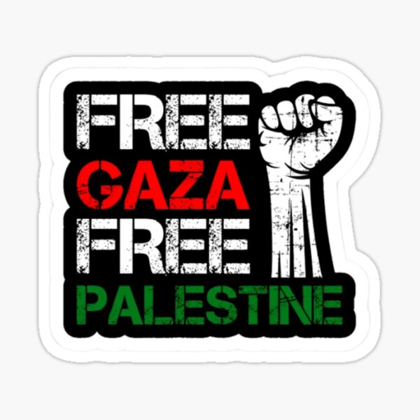 "free Gaza palestine " Sticker for Sale by Tiluaaaa09 | Redbubble