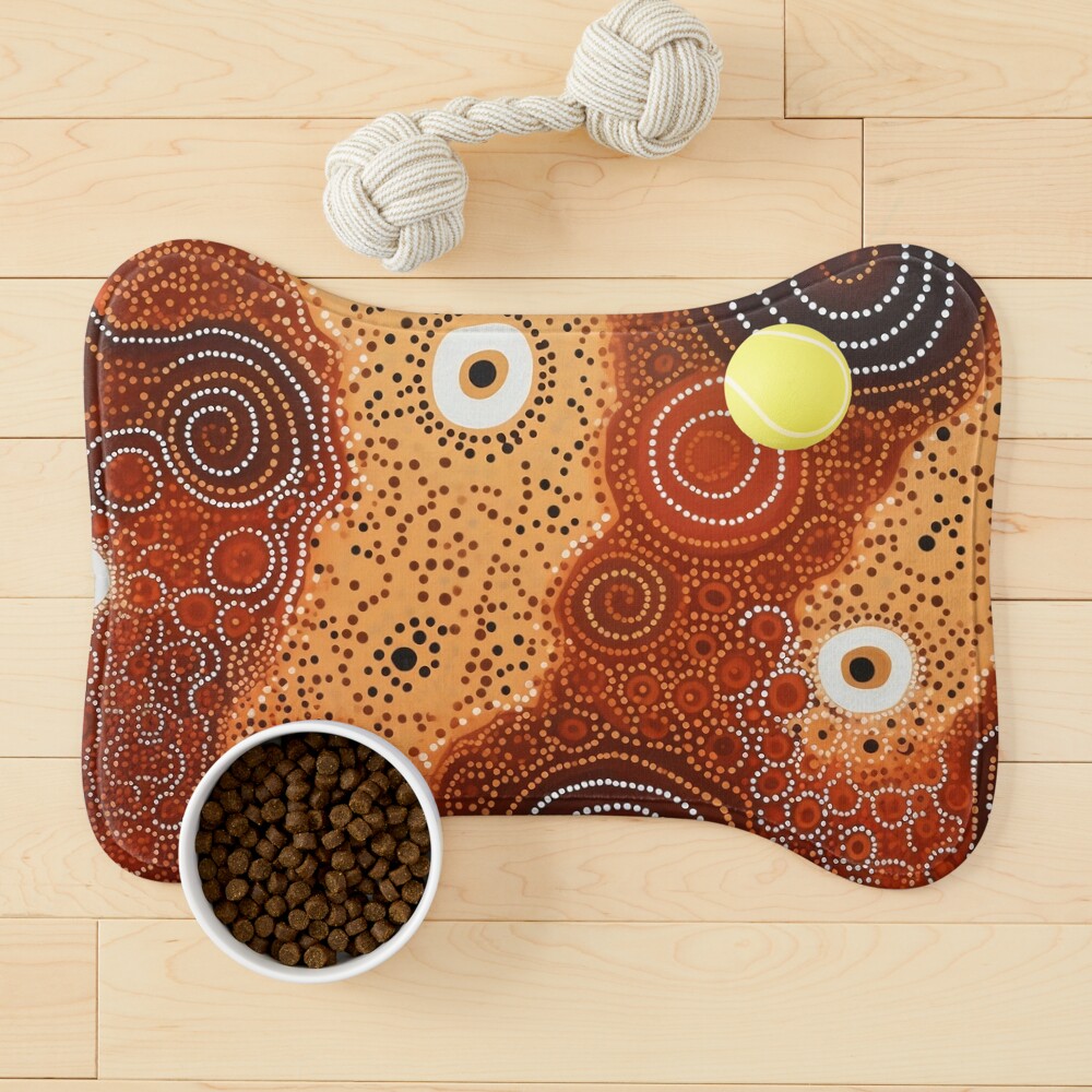 "Aboriginal Art Print: "Dreamtime Resonance"" Poster for Sale by ...