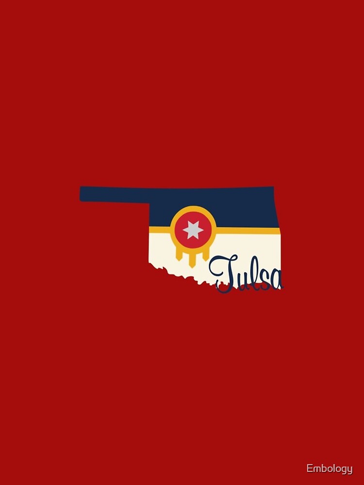 "Oklahoma Tulsa Flag " iPhone Case for Sale by Embology | Redbubble