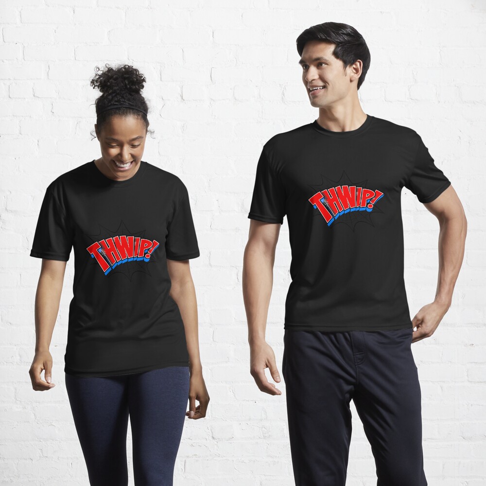 "Comic book "THWIP!" Web Slinger Tee" Sticker for Sale by Frankbrox ...