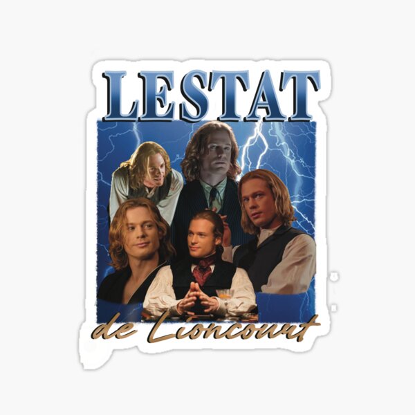 "Lestat de Lioncourt 90s Retro Graphic" Sticker for Sale by JIzzyB ...