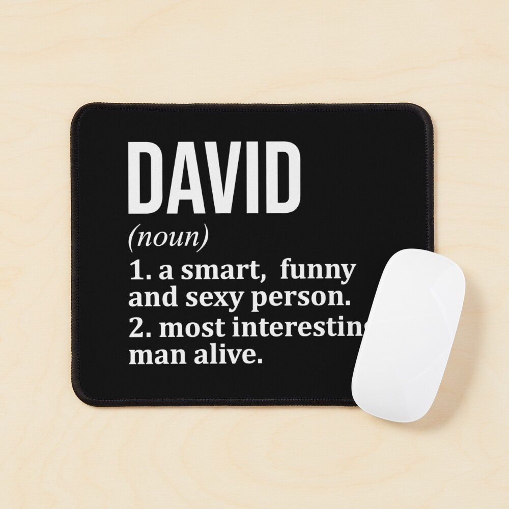 "David Name Definition" Sticker for Sale by XCIV | Redbubble