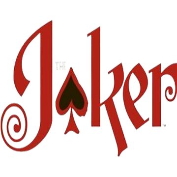 "Joker Logo" Sticker for Sale by NixTap | Redbubble