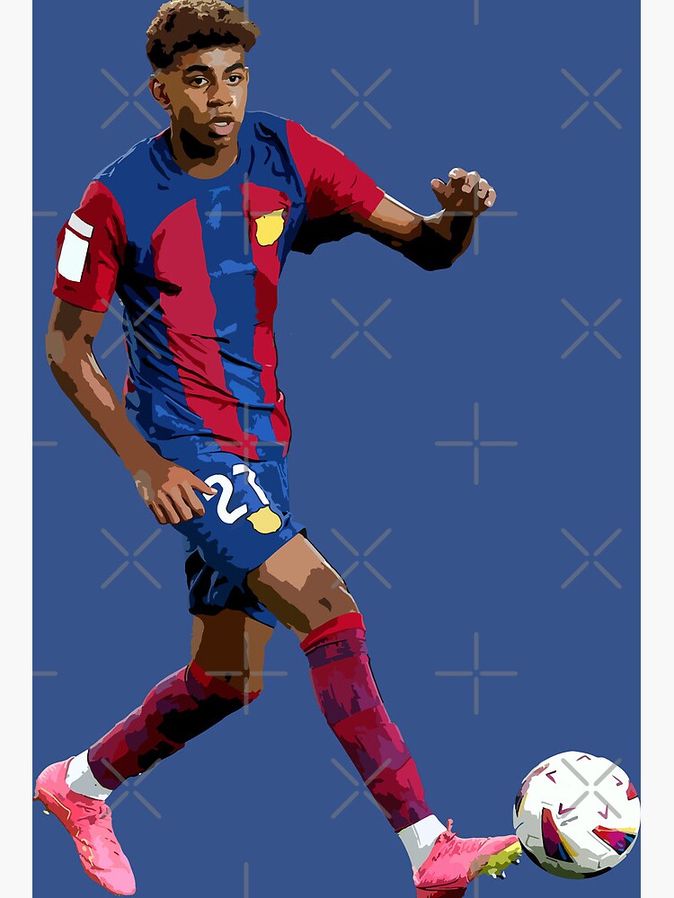 "Lamine Yamal" Art Board Print by raffrasta | Redbubble