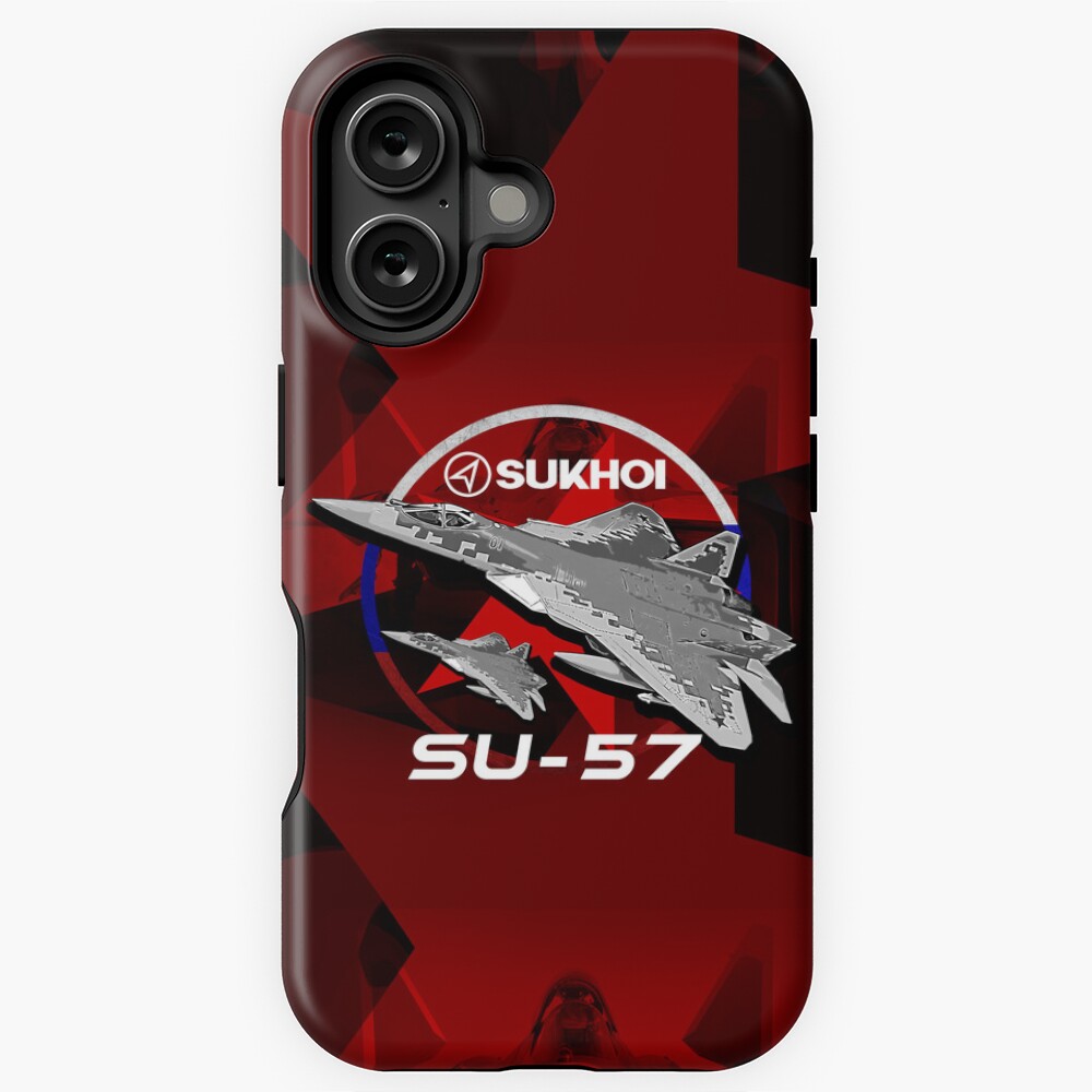 "Sukhoi SU-57 Russian fighterjet" Sticker for Sale by Aerolovers ...
