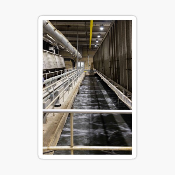 "Sewage Plant Art - 1 ©" Sticker for Sale by PrinceJohn | Redbubble