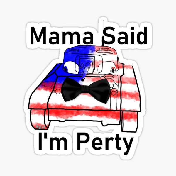 "Perty M22" Sticker for Sale by Astro-wt | Redbubble