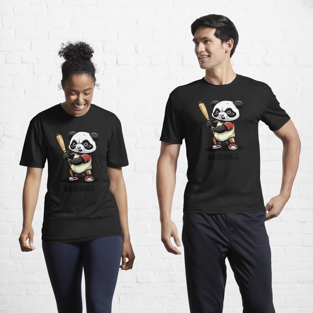 "Baseball - Panda sports" Sticker for Sale by OlegMarkaryan | Redbubble