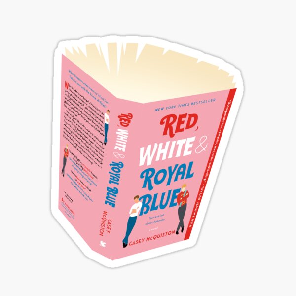 "Red, White, and Royal Blue sprawled open" Sticker for Sale by ...