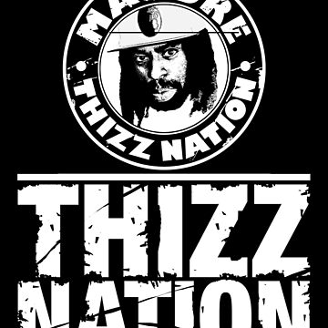 "Mac Dre Thizz Nation" Sticker for Sale by DyfunctionalTee | Redbubble