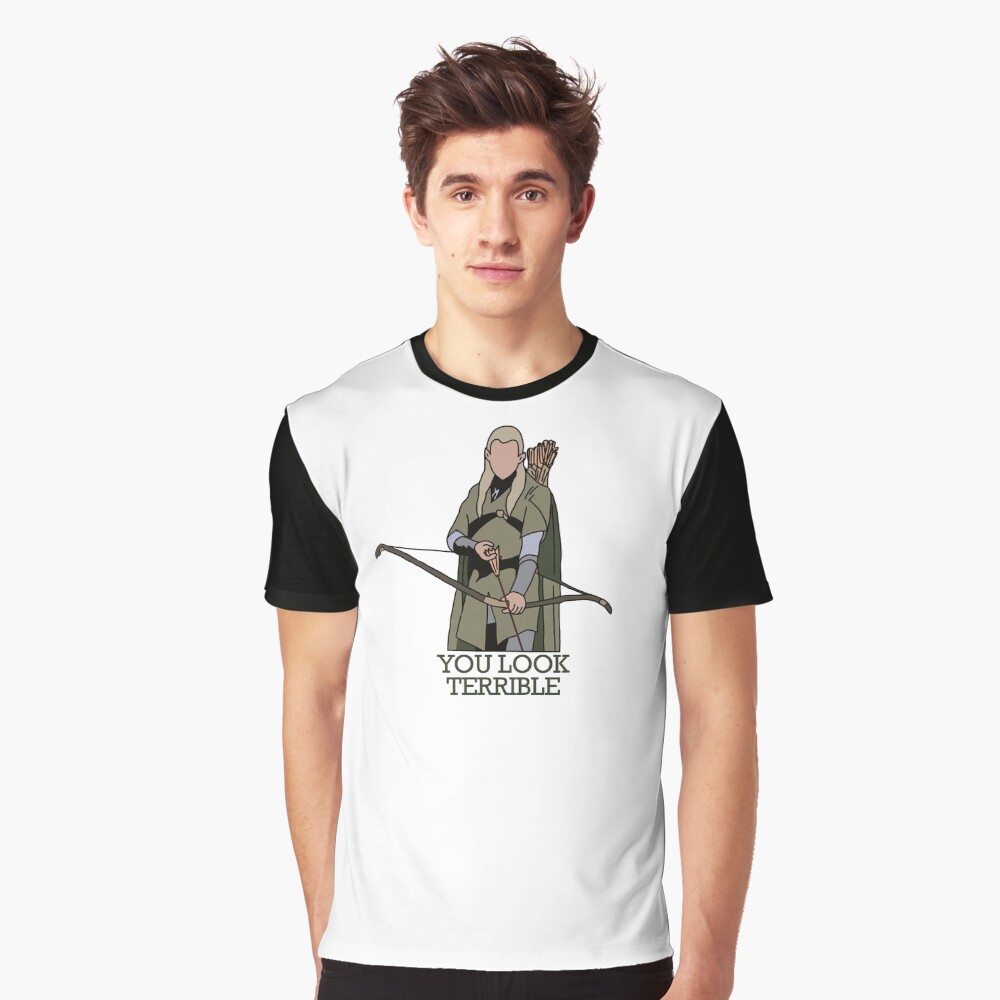 "You look terrible" Sticker for Sale by WillJackSleep | Redbubble