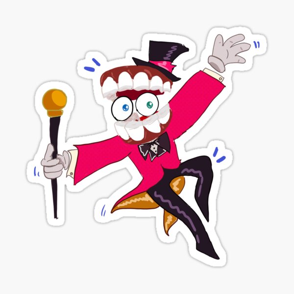 "CAINE!! // TADC" Sticker for Sale by ChickiSoupDemon | Redbubble