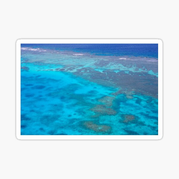 "Ocean Reef" Sticker for Sale by ShiroiTanpopo | Redbubble