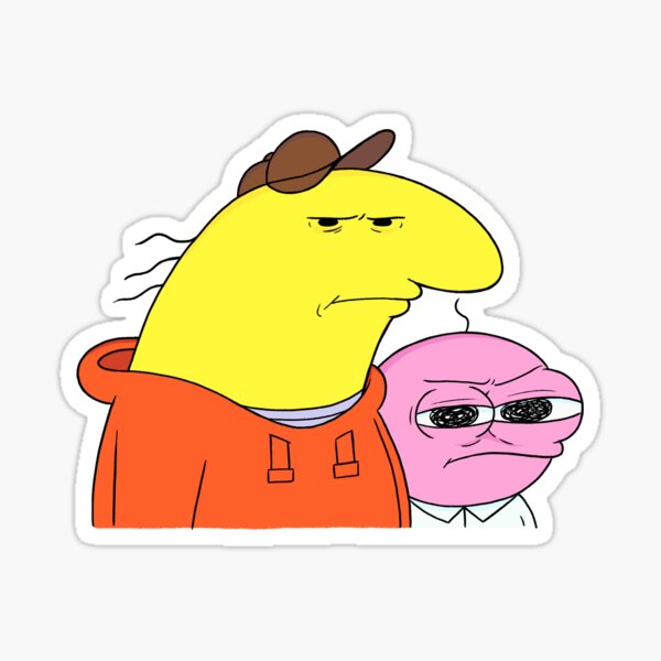 "Charlie & Pim" Sticker for Sale by MarLovesCheese | Redbubble