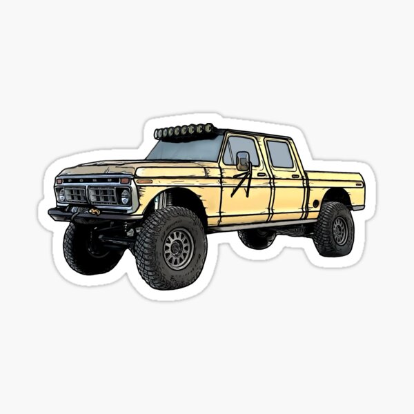 "76 Ford F250 Prerunner Crawler" Sticker for Sale by Arseman69 | Redbubble