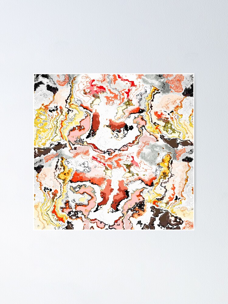 "White Abstract" Poster for Sale by NoraMohammed | Redbubble