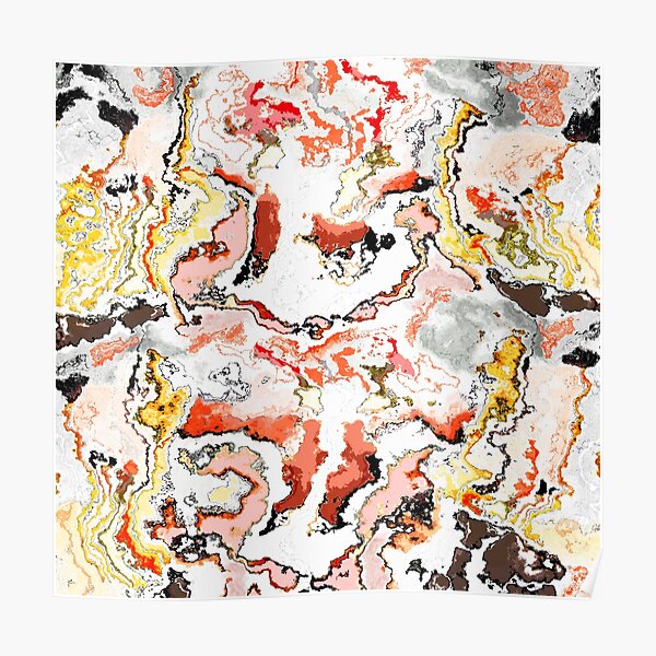 "White Abstract" Poster for Sale by NoraMohammed | Redbubble